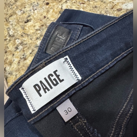 PAIGE | Jeans | Paige Hoxton Straight Dark Indigo Jeans | Poshmark